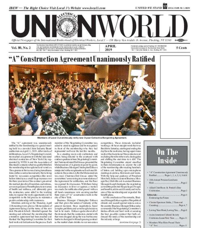 IBEW 3 | Local Union No. 3 IBEW